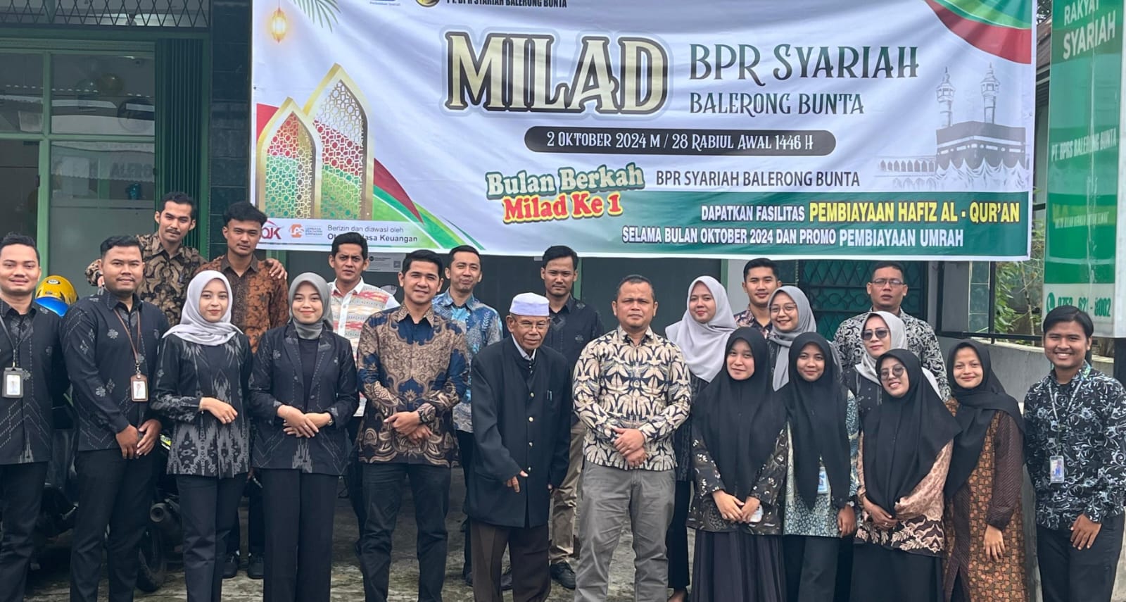 Satu Tahun PT PT BPR Syariah Balerong Bunta Nagari Rao Rao Sukseskan ...