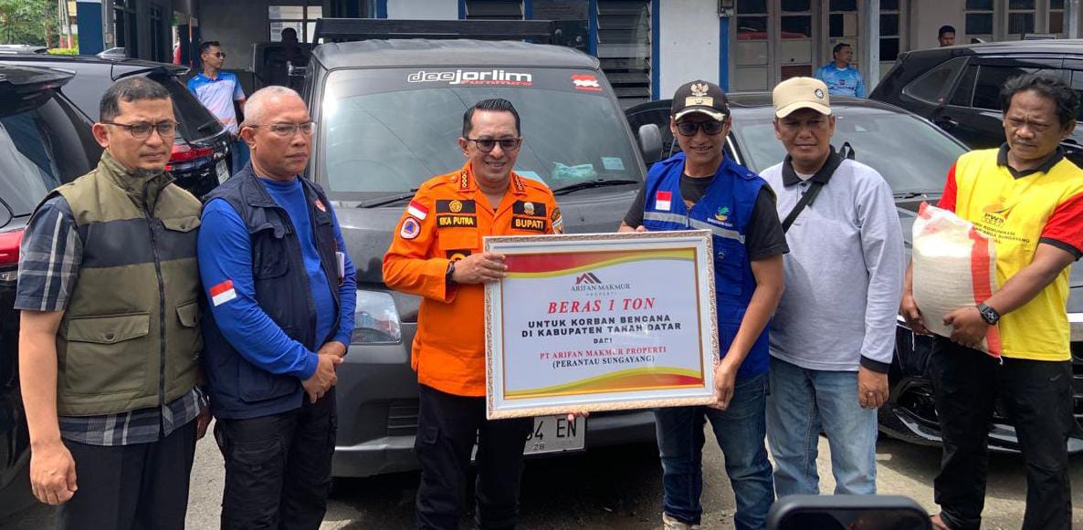 Perantau Sungayang Dari PT Arifan Makmur Salurkan Bantuan Satu Ton ...